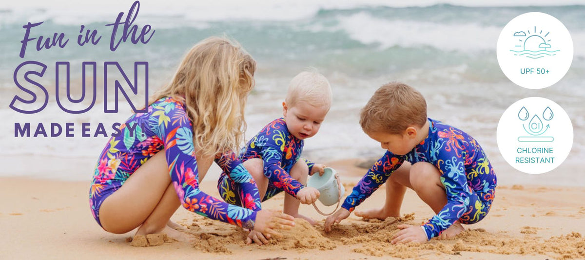 Kids Swimwear | SunSmart & Chlorine Resistant | Ocean Tales