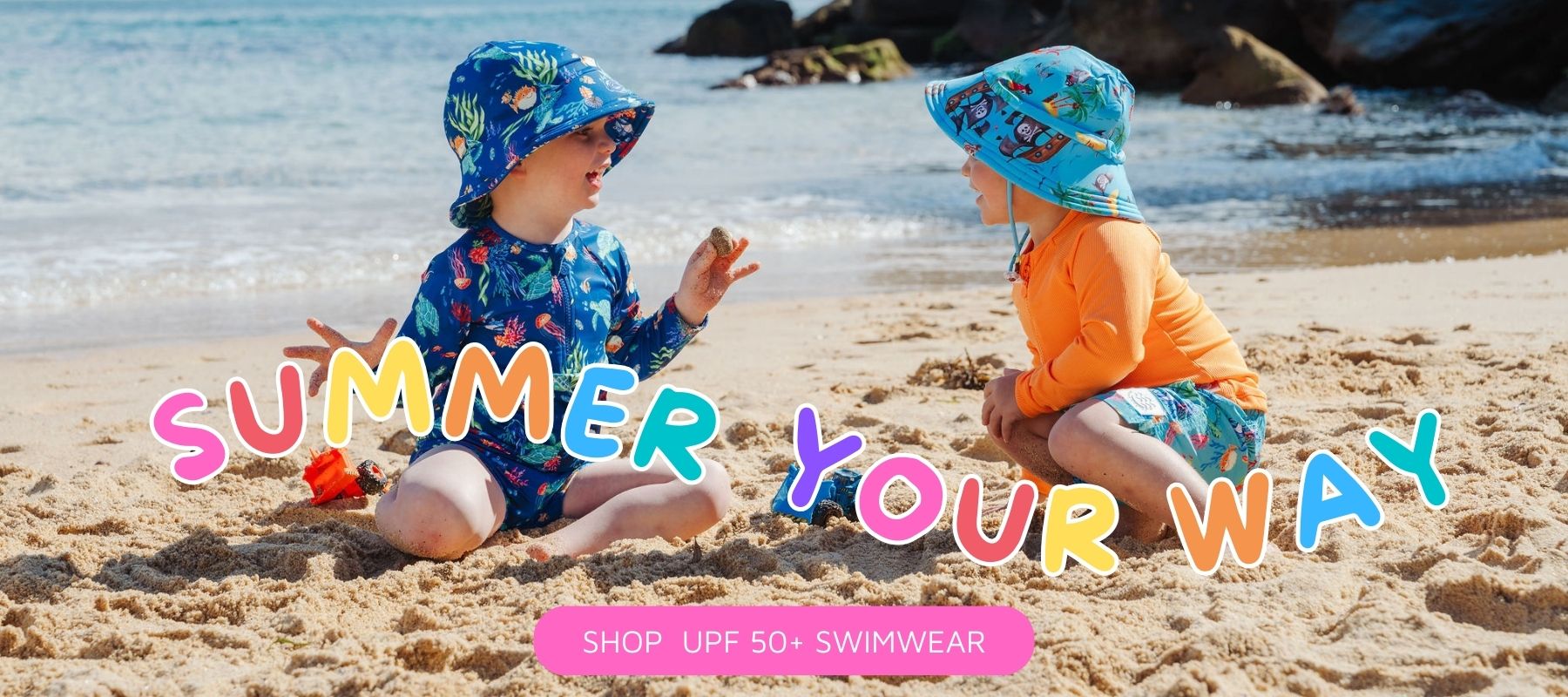 Kids Swimwear | SunSmart & Chlorine Resistant | Ocean Tales